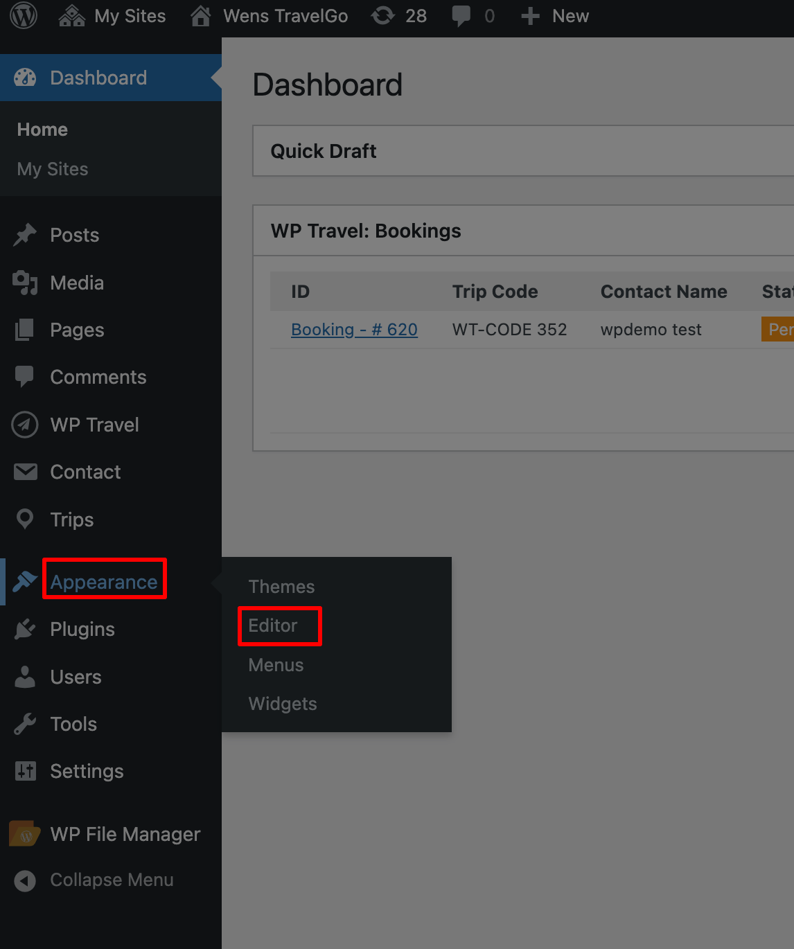 How to open site editor? - WEN Solutions: Experience Innovative Digital ...